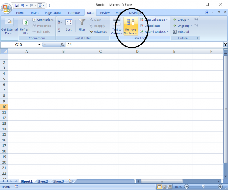 How to remove duplicates quickly in Excel?