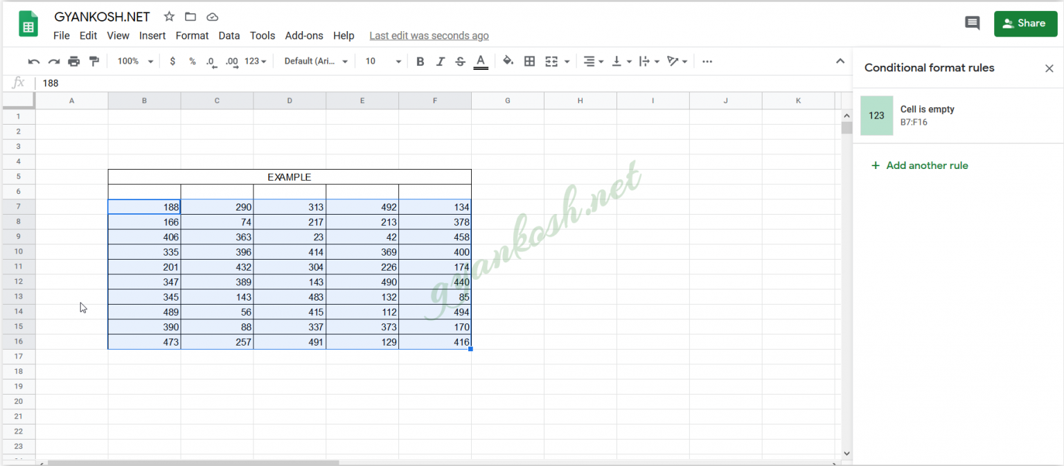 How to Strikethrough in Google Sheets using Conditional Formatting?