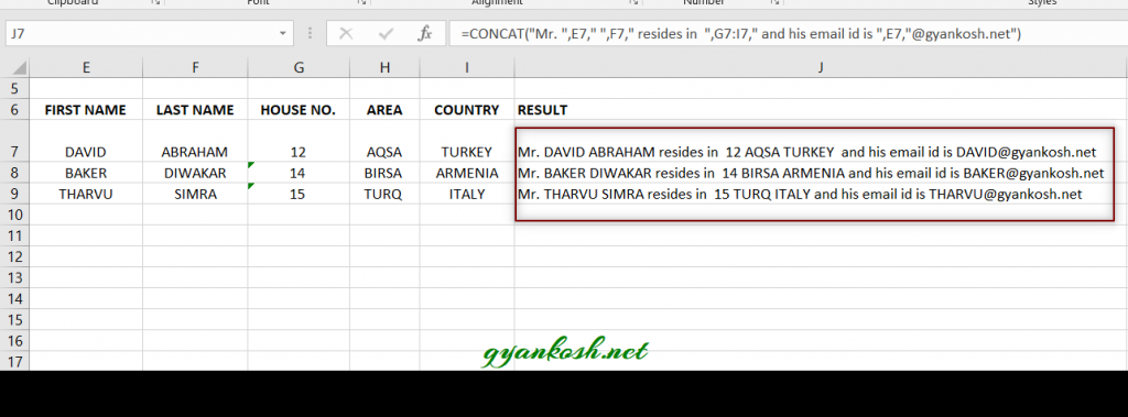 How to use new CONCAT FUNCTION in EXCEL ?-A Complete Guide