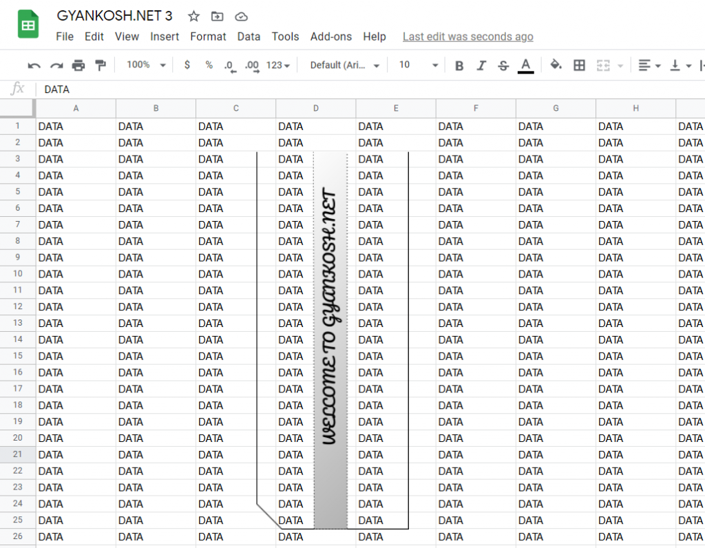 HOW TO ROTATE TEXT BOX IN GOOGLE SHEETS ? - GyanKosh | Learning Made Easy