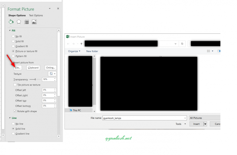 HOW TO PRINT BACKGROUND IN EXCEL SHEET - GyanKosh | Learning Made Easy