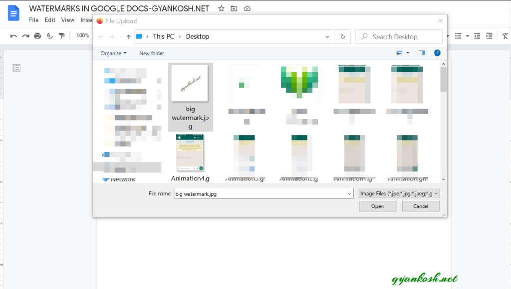 How to insert Watermark in Google Docs- Three Ways- with Examples